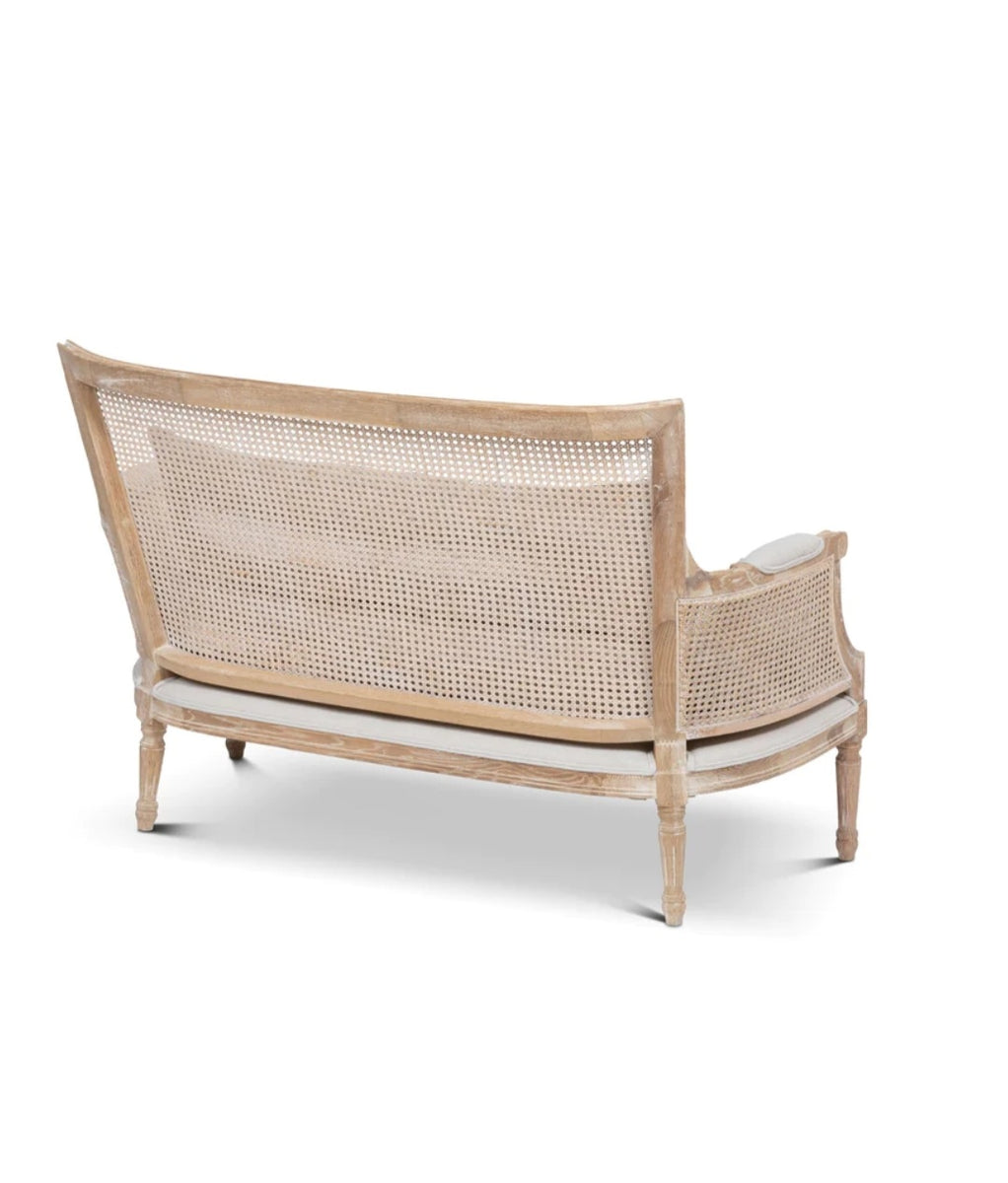 Vintage Style Monica Cane Back Settee