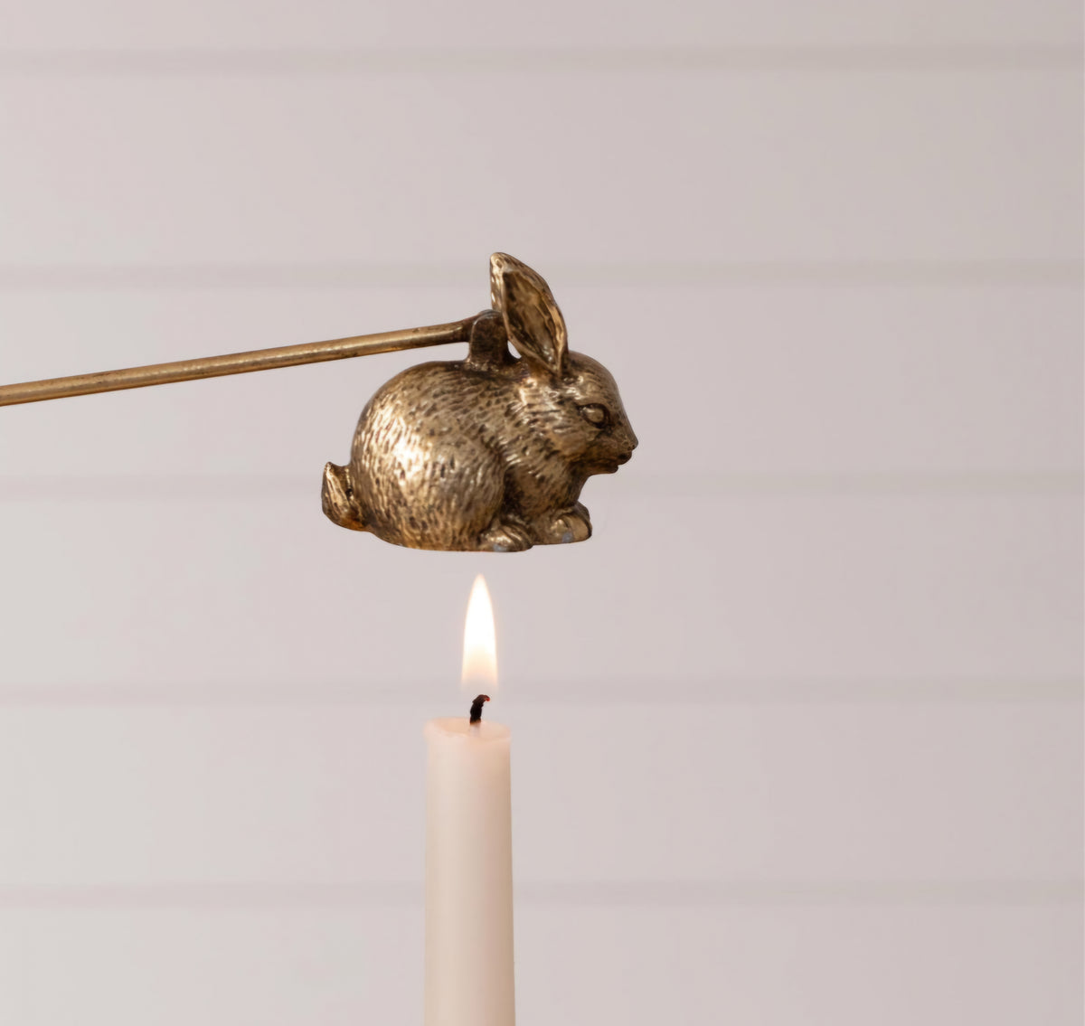 Gold rabbit Candle Snuffer
